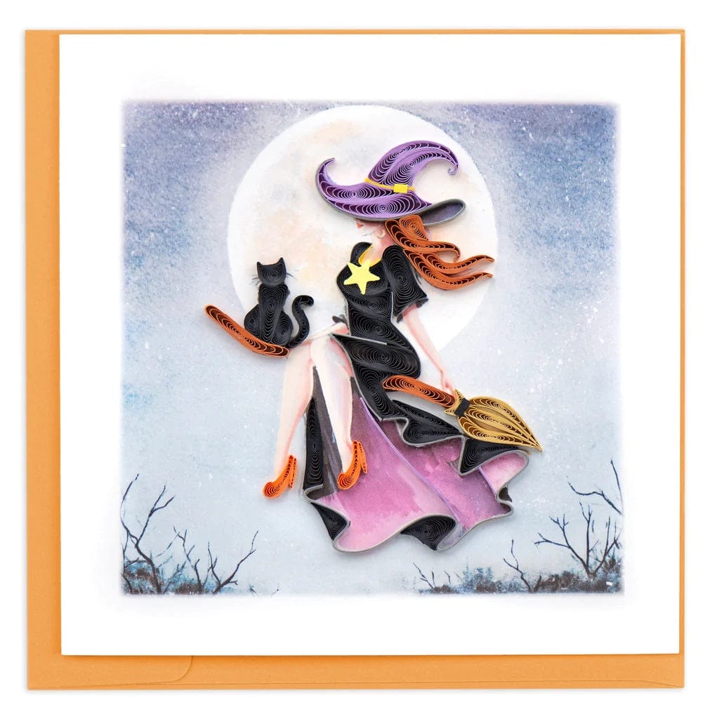 Quilled Rufous Hummingbird Greeting Card